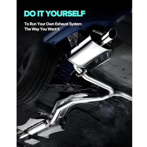 16pcs Universal 3 inch Custom Exhaust Pipe Tubing Mandrel Exhaust Line ...