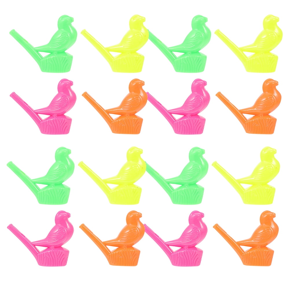 16pcs Bird Whistle for Kids and Adults, Colorful Plastic Water Call ...
