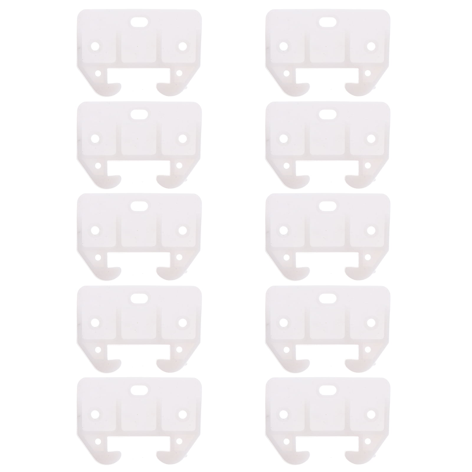 16pcs White Nylon Drawer Slide Guides for Furniture Durable Smooth ...