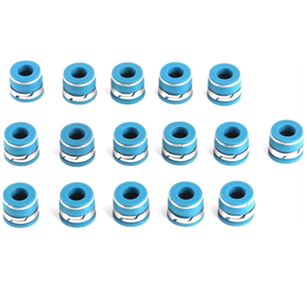 16pcs/pack Valve Stem Oil Seals Set for SBC BBC SBF BBF Engine 11/32" X ...