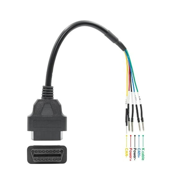 16pin Jumper Tester Connector Female K Line Can Line Diagnostic Cable K ...