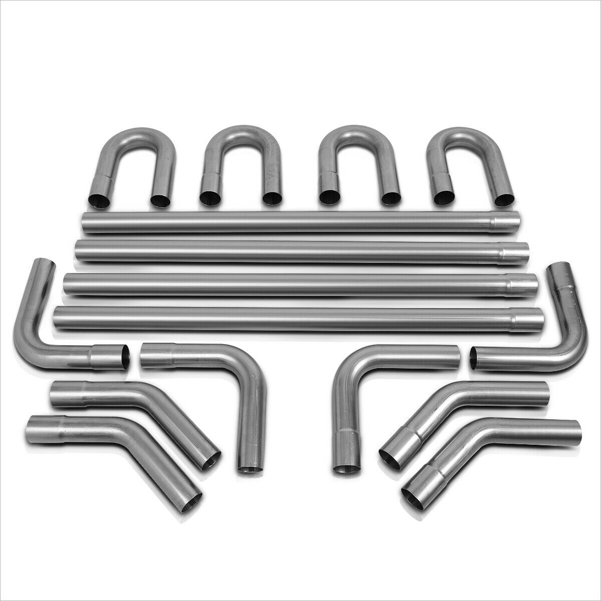 16x 3" OD Custom Exhaust Tubing Mandrel Exhaust Pipe Straight & Bend ...