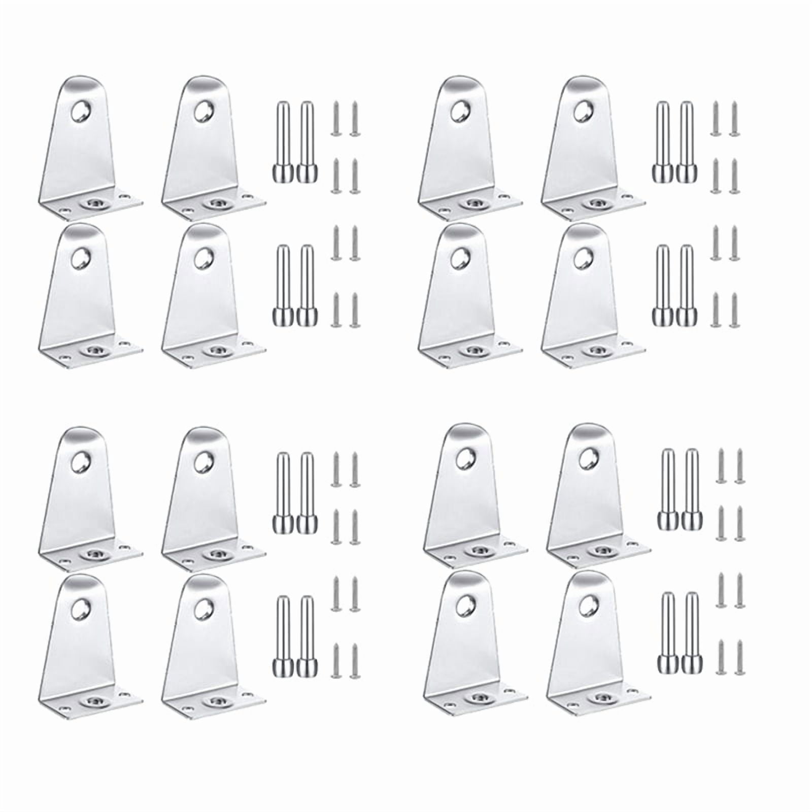 16x Metal Hold Down Brackets and Pins, Blind Brackets Blind Holder ...