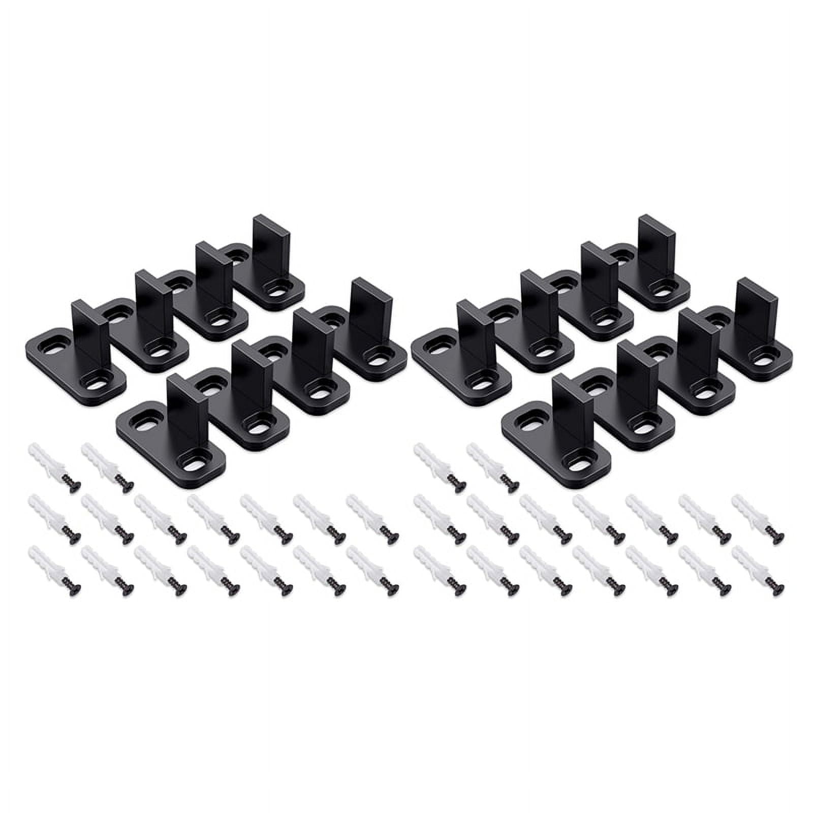 16x Sliding Barn Door Floor Guides Closet Door Guides Hardware Plastic ...