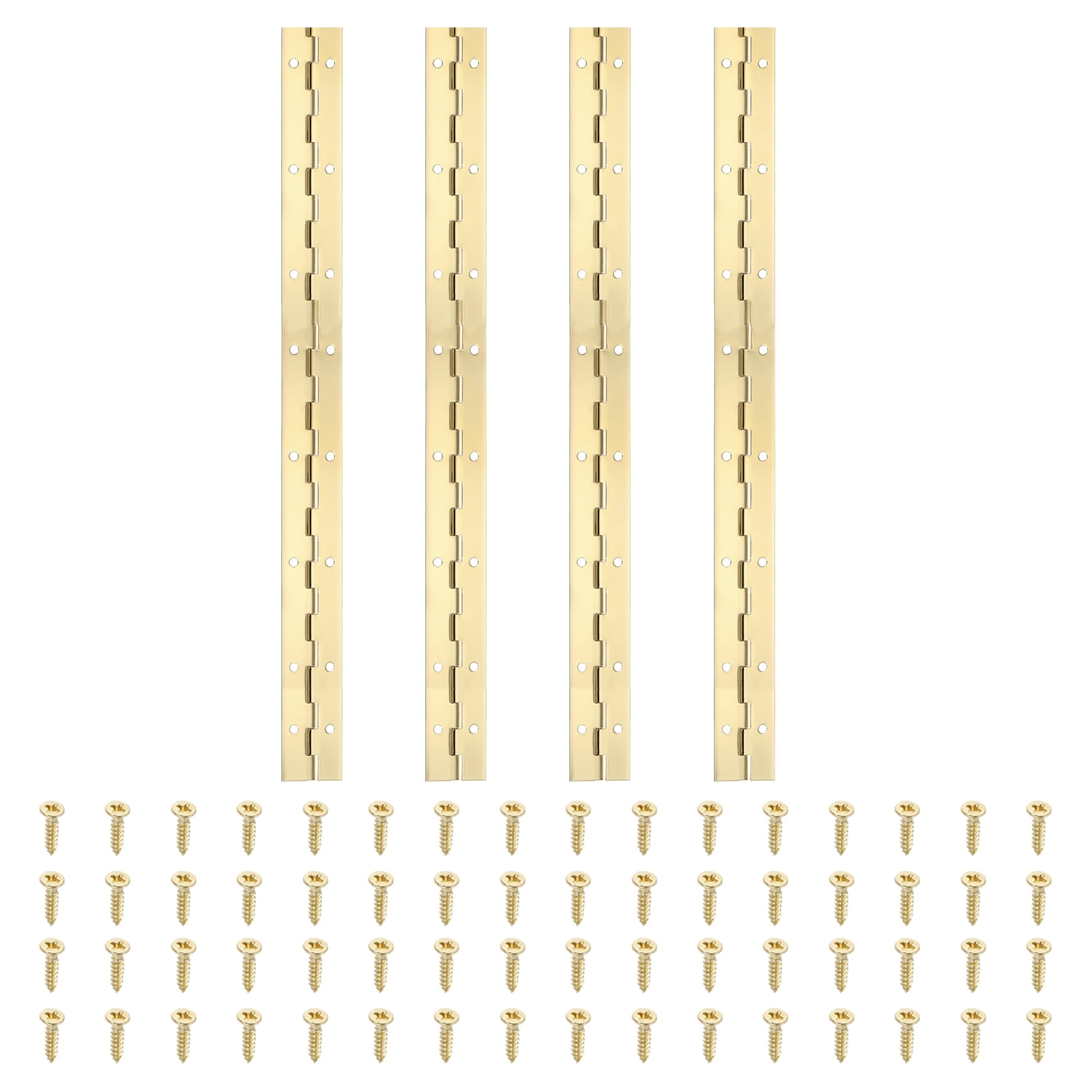 16x1.2 Inch Piano Hinge,4 Pcs Continuous Hinge with Holes for Piano ...