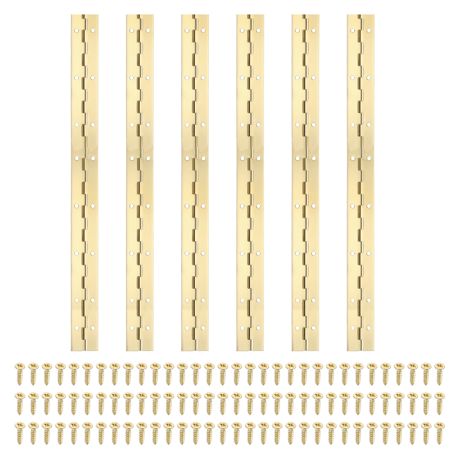 16x1.2 Inch Piano Hinge,6 Pcs Continuous Hinge with Holes for Piano ...