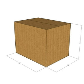 16x12x12 Shipping Boxes Corrugated Packaging Supplies