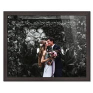 14x16 Frame Black Solid Wood Picture Frame | 0.75 Inch Moulding Width ...
