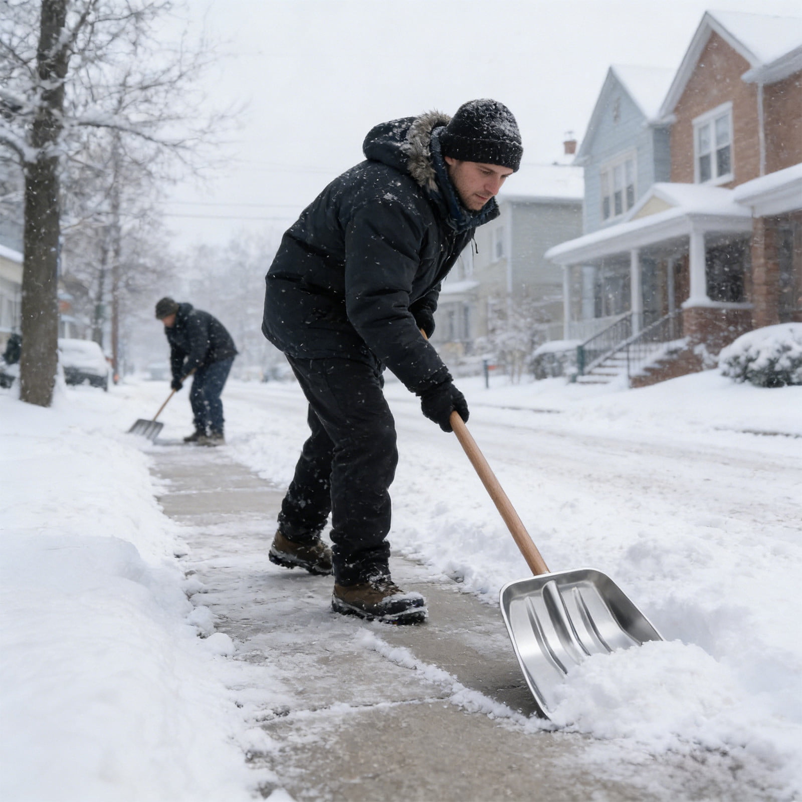 16x14 Inch Stainless Steel Snow Shovel | Winter Car & Outdoor Tool for ...