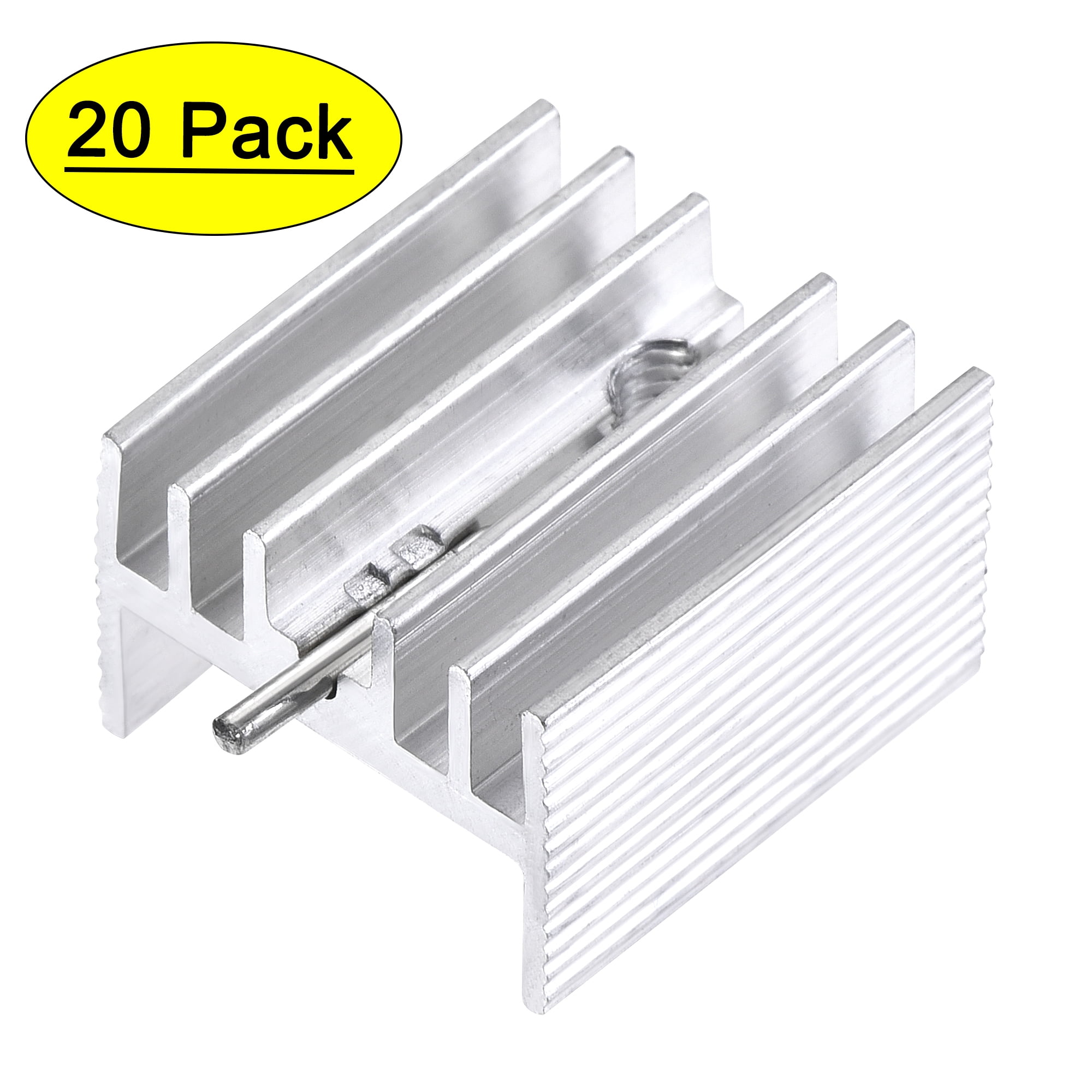 16x15x10mm TO-220 Aluminum Heatsink for Cooling MOSFET Transistors ...