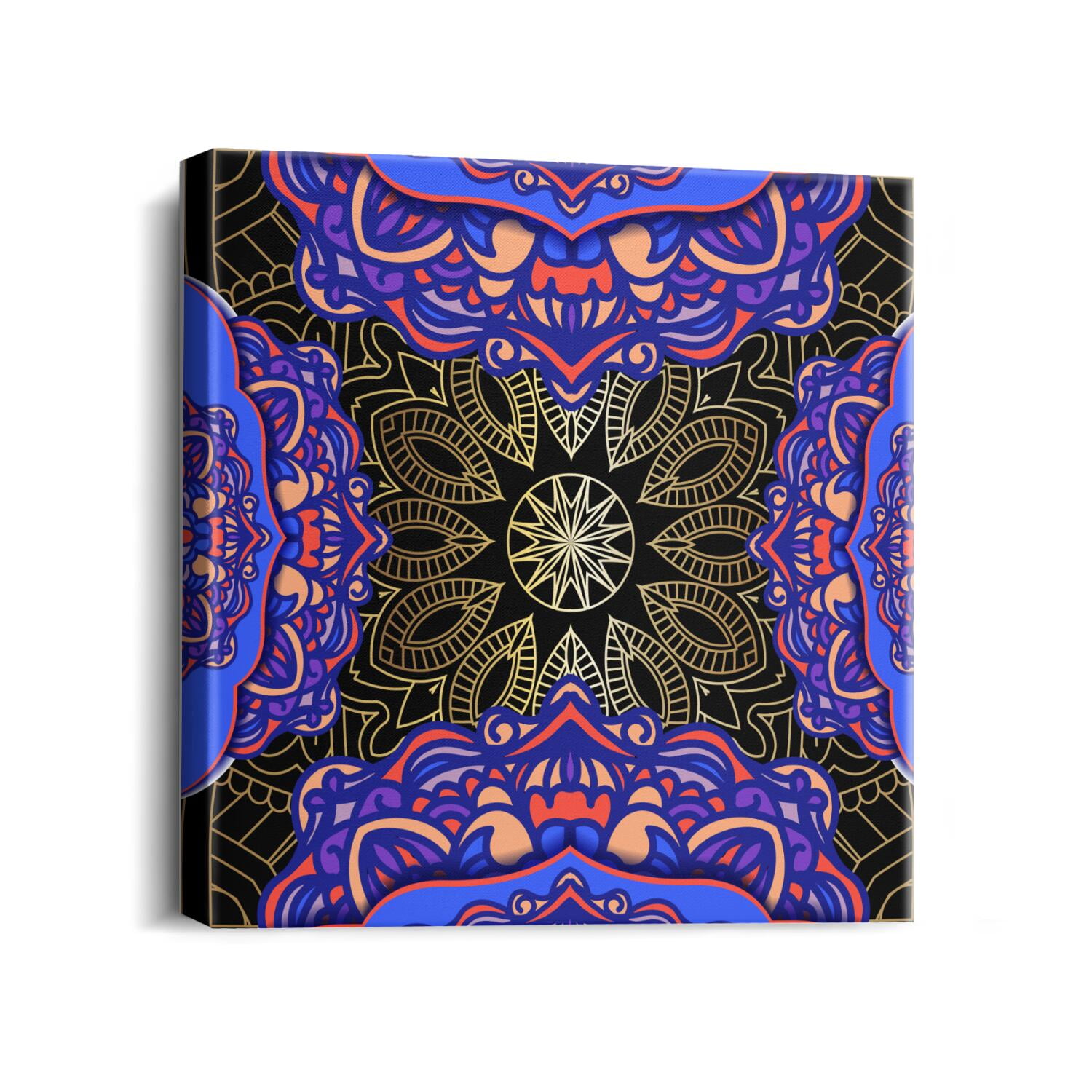 16x16in Square Wooden Framed Canvas Print – UV Printed High-Gloss ...