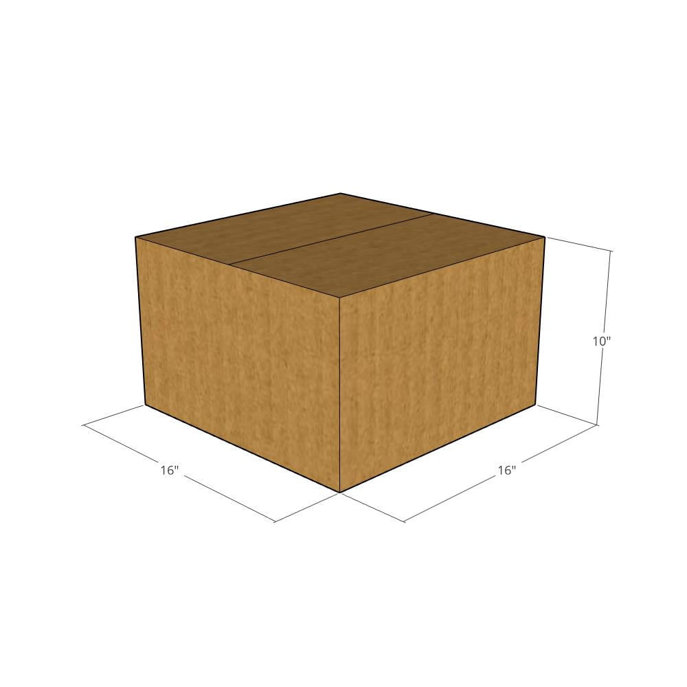 16x16x10 Corrugated Boxes -New for Moving or Shipping Needs - Walmart.com