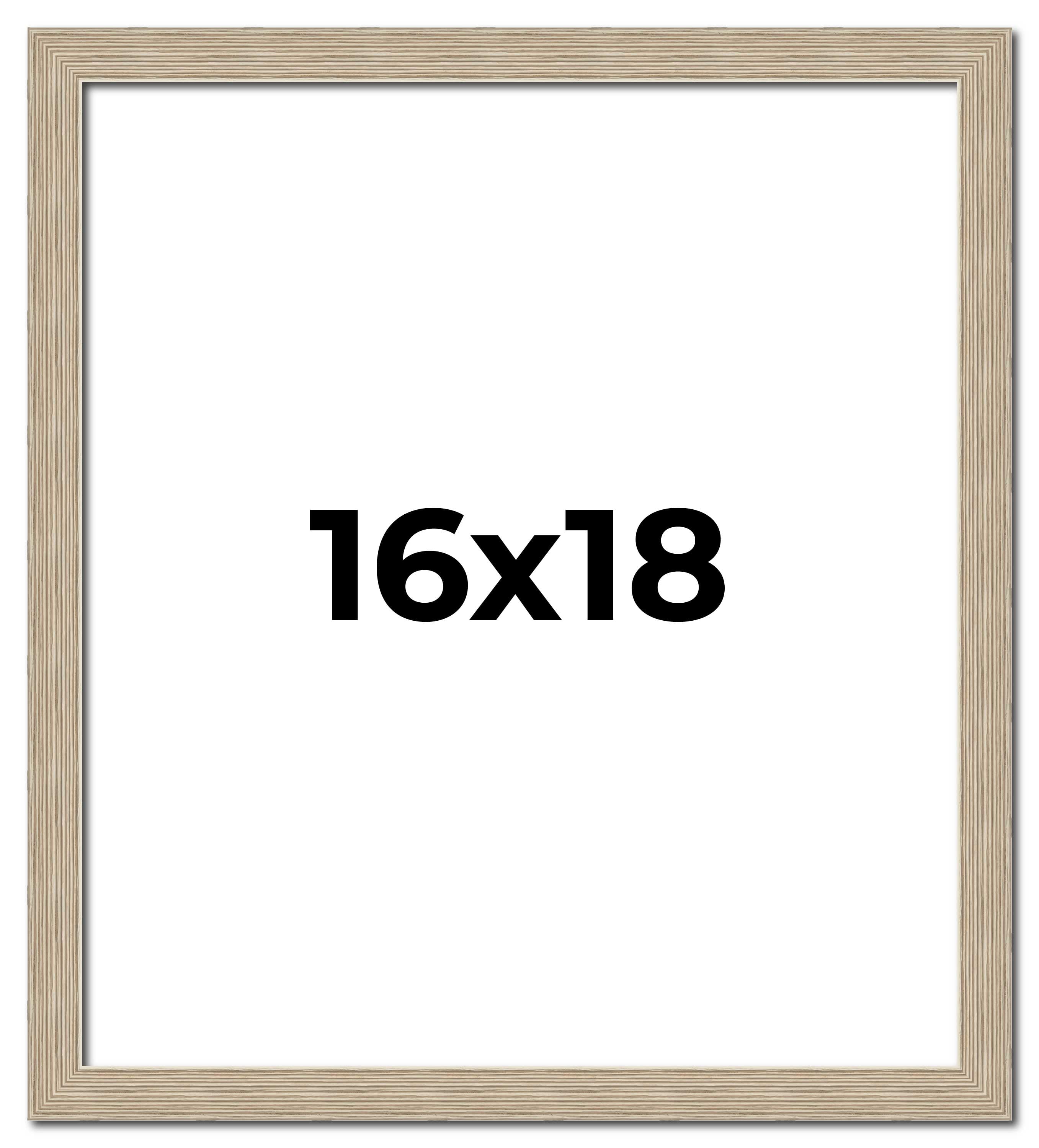 16x18 Frame Grey Solid Wood Picture Frame Width 1 Inches | Interior ...
