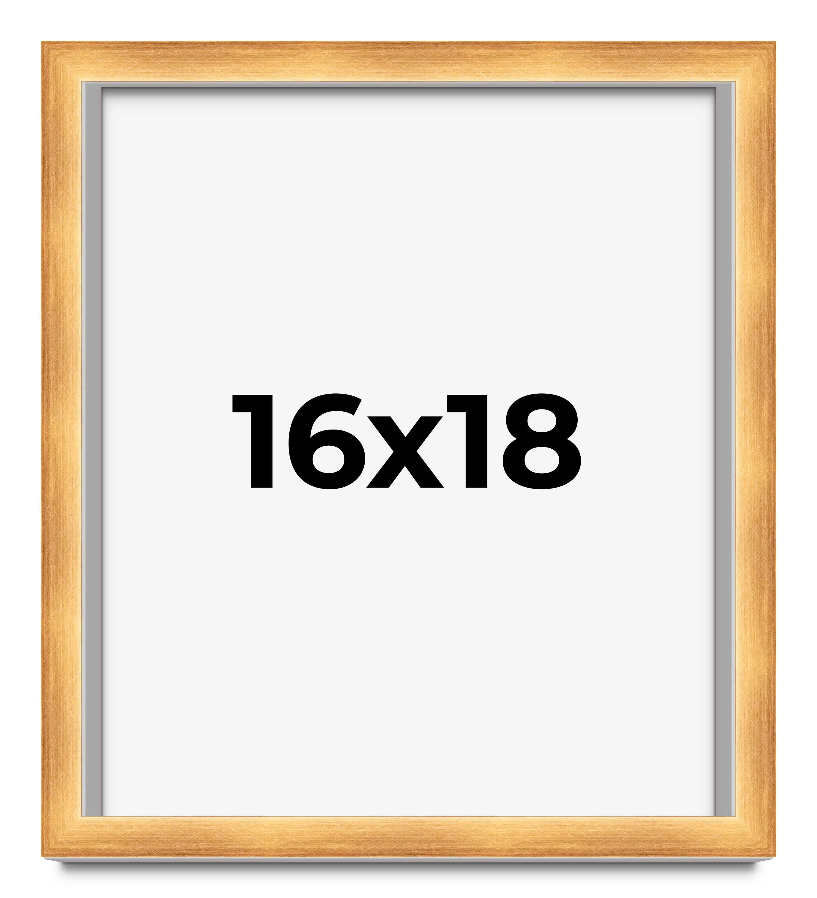 16x18 Shadow Box Bronze Cross-Brushed Display Frame | 1.625 Inches Deep ...