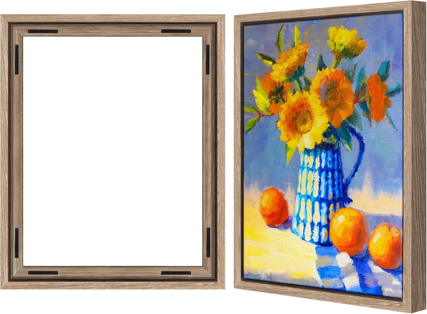 16x20 Canvas Floating Frame with Adhesive Strips Included - Vertical ...