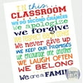 16x20" Classroom Poster In This Classroom Art Inspirational Poster for ...