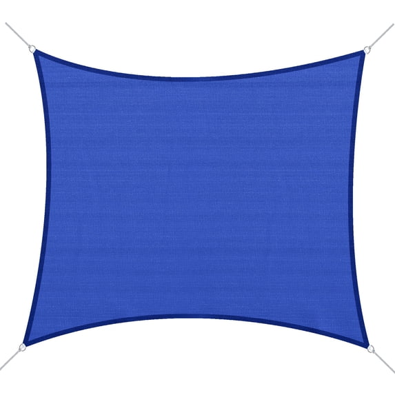 16x20 FT Sun Shade Sail Canopy, UV Block Outdoor Patio Cover with D ...