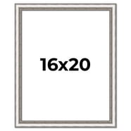 20x16 Frame Grey Real Wood Picture Frame Width 2.75 Inches | Interior ...