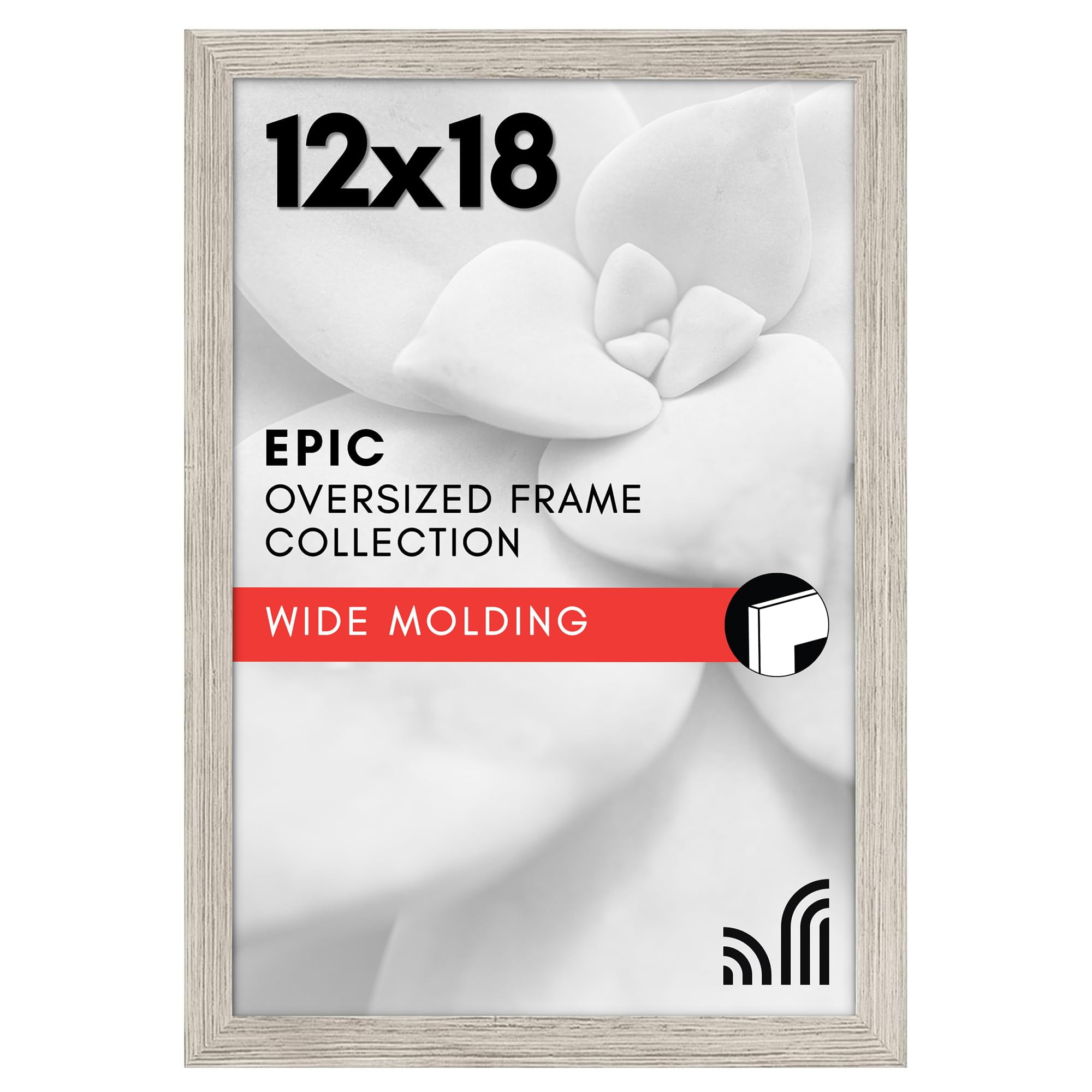 16x20 Gold Photo Frame with Polished Plexiglass, Engineered Wood Wide ...
