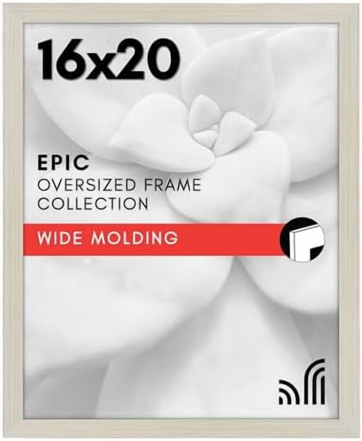 16x20 Picture Frame with Polished Plexiglass - Wide Picture Frames Made ...