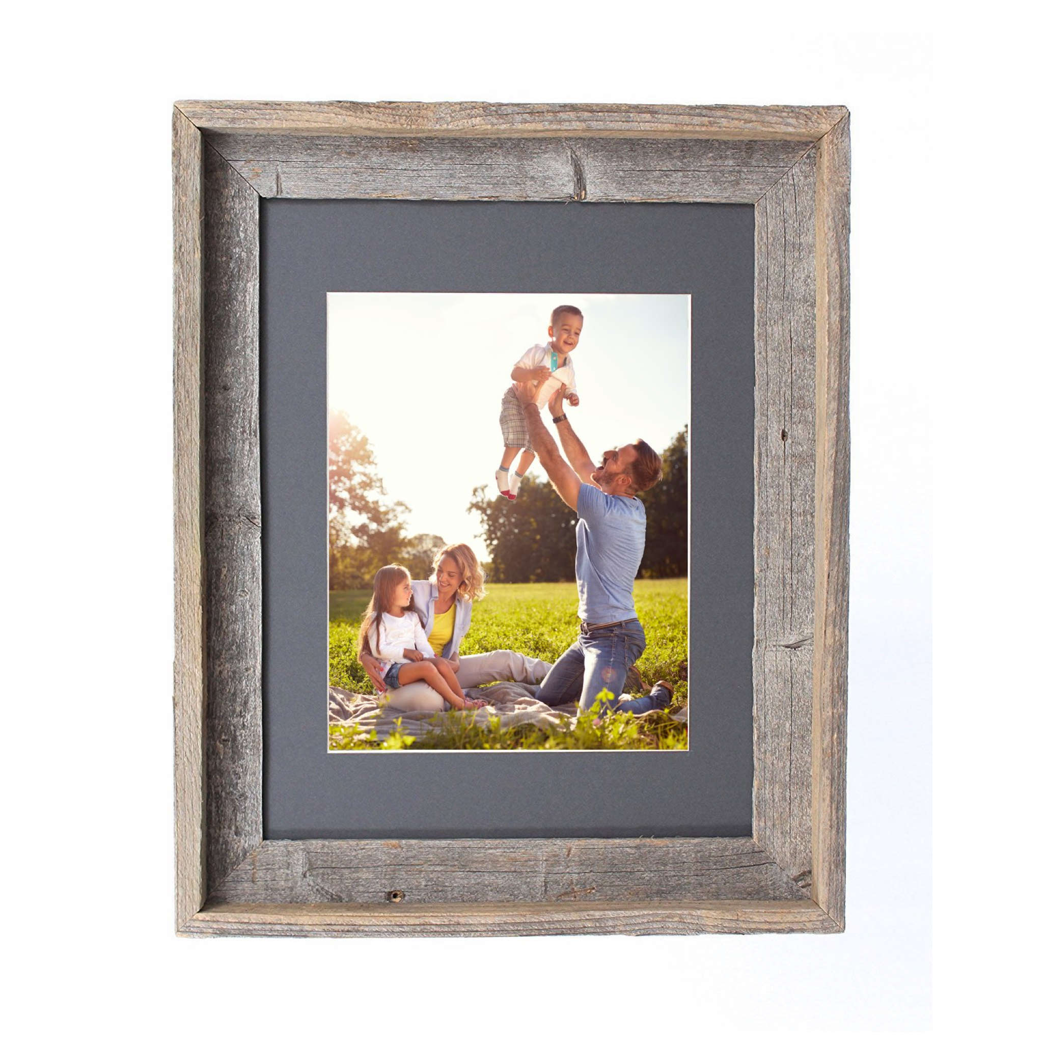 16x20 Rustic Cinder Picture Frame with Plexiglass Holder - Walmart.com