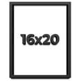 16x20 Black Shadow Box Frames - Black Shadow Box Frame with a Display ...