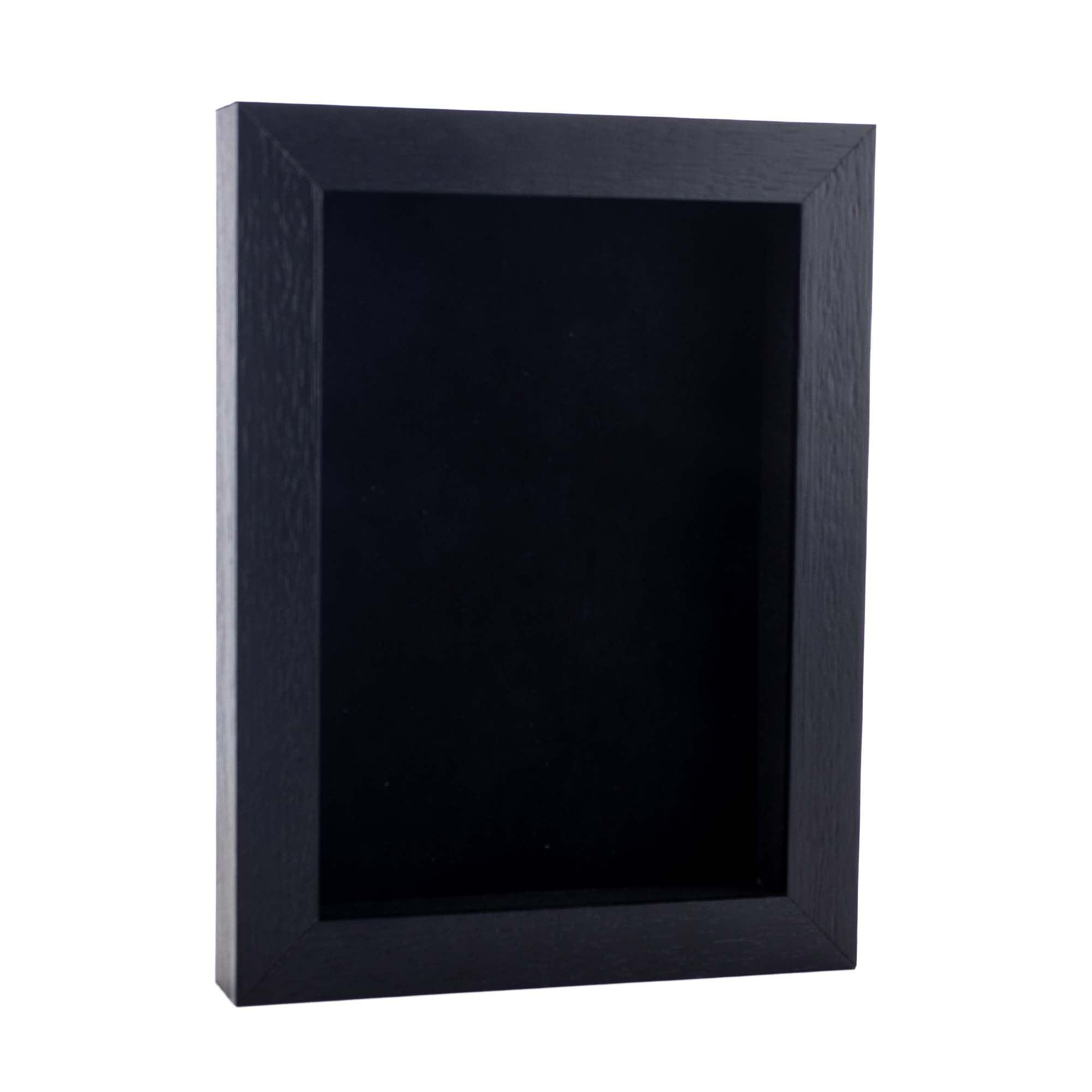 16x20 Shadow Box Frame Textured Black Wood | With a 3/4" Usable Display ...