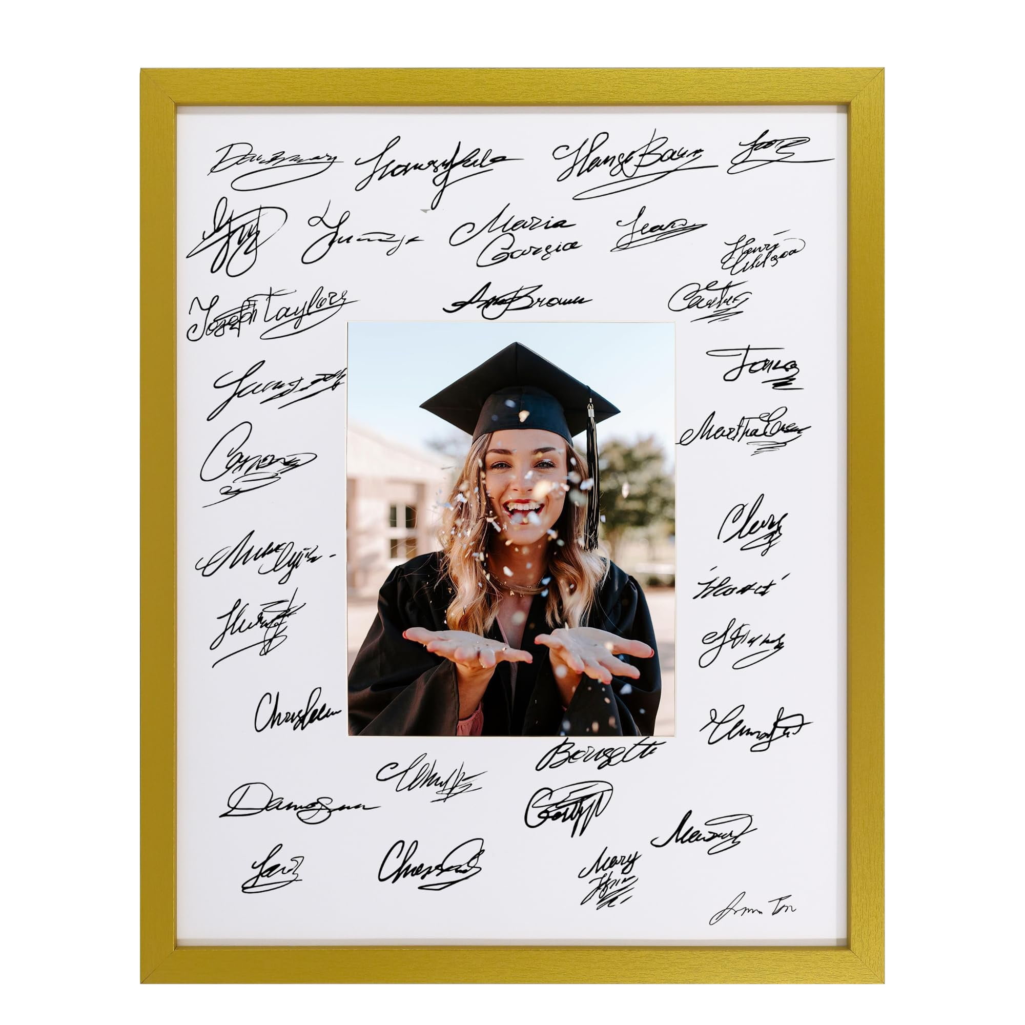 16x20 Signature Picture Frame for 8x10 Photos with Signable Mat ...