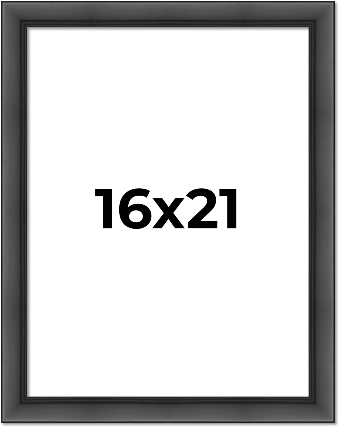 16x21 Frame Black Passaggi Solid Wood Picture Frame Width 1.5 Inches ...