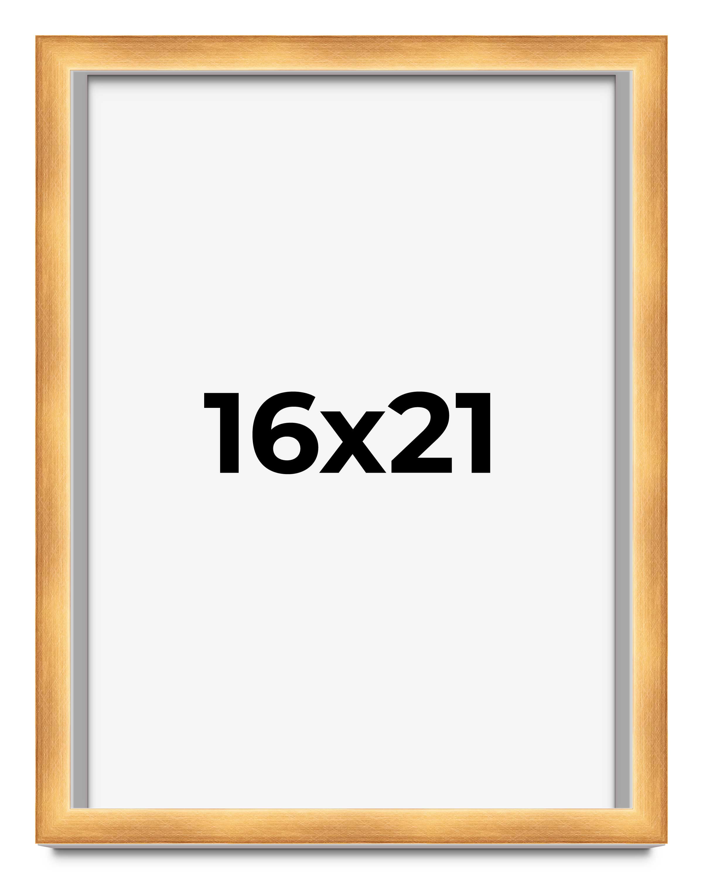16x21 Shadow Box Bronze Cross-Brushed Display Frame | 1.625 Inches Deep ...