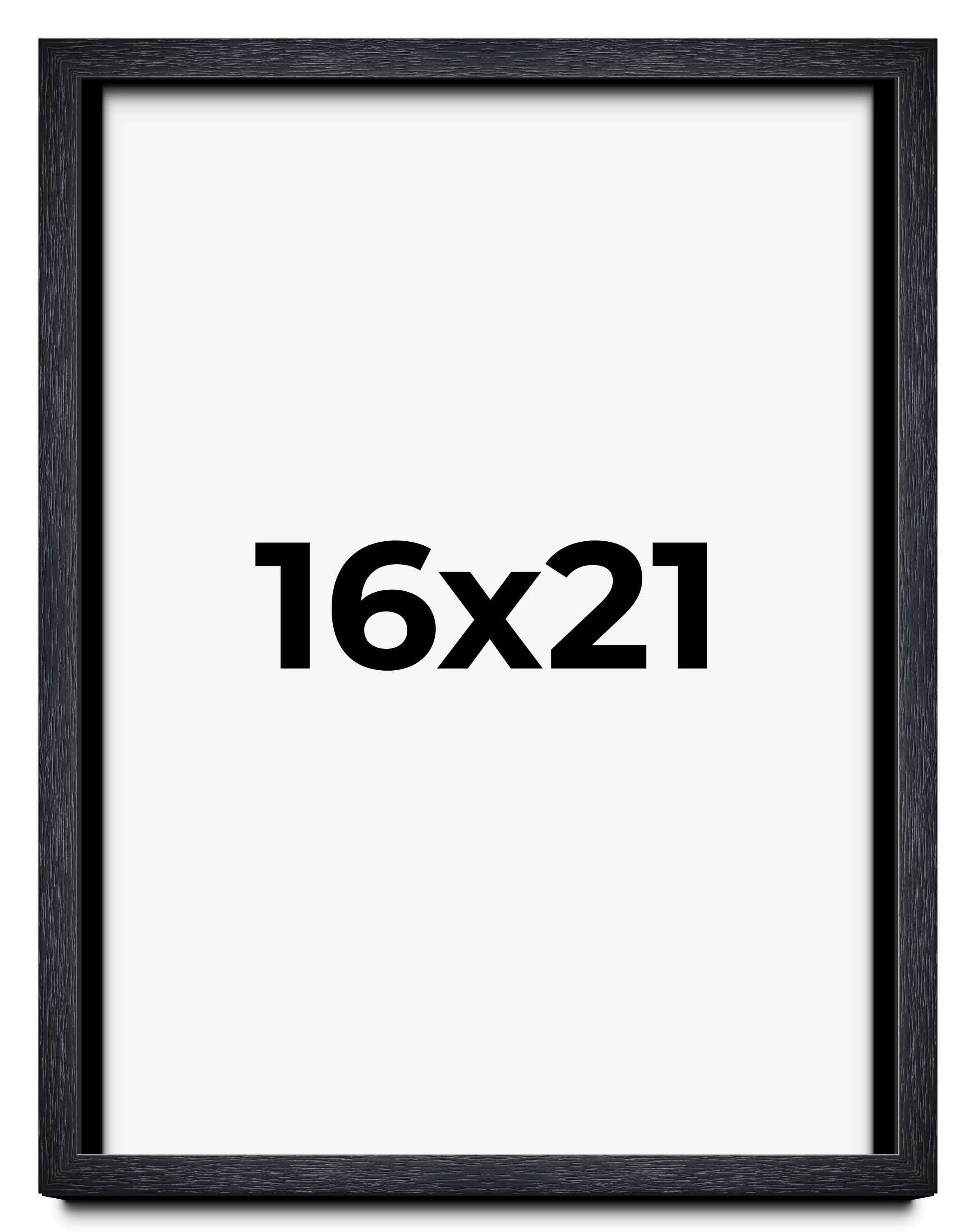 16x21 Shadow Box Frame Black | 1 Inches Deep Real Wood Farmhouse ...