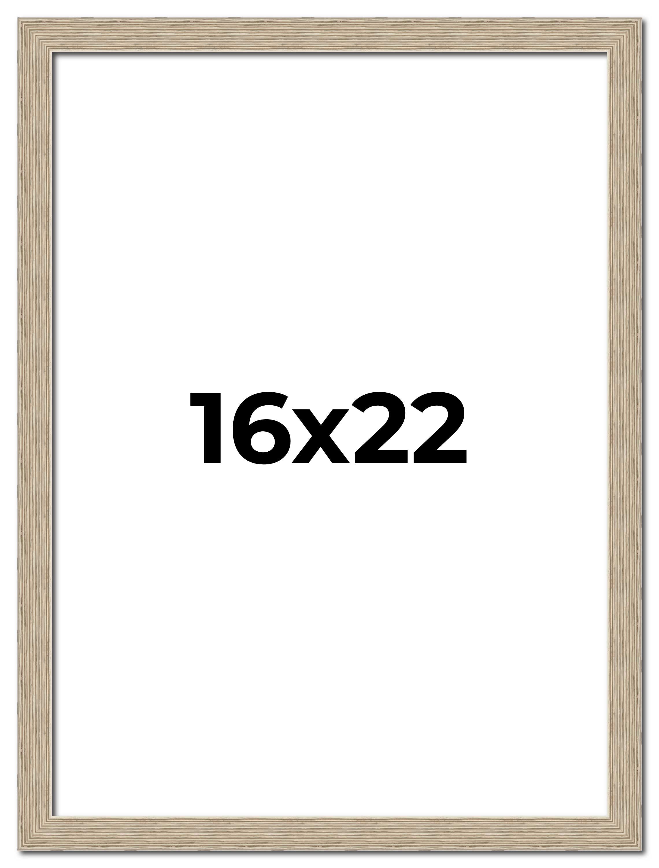 16x22 Frame Grey Solid Wood Picture Frame Width 1 Inches | Interior ...