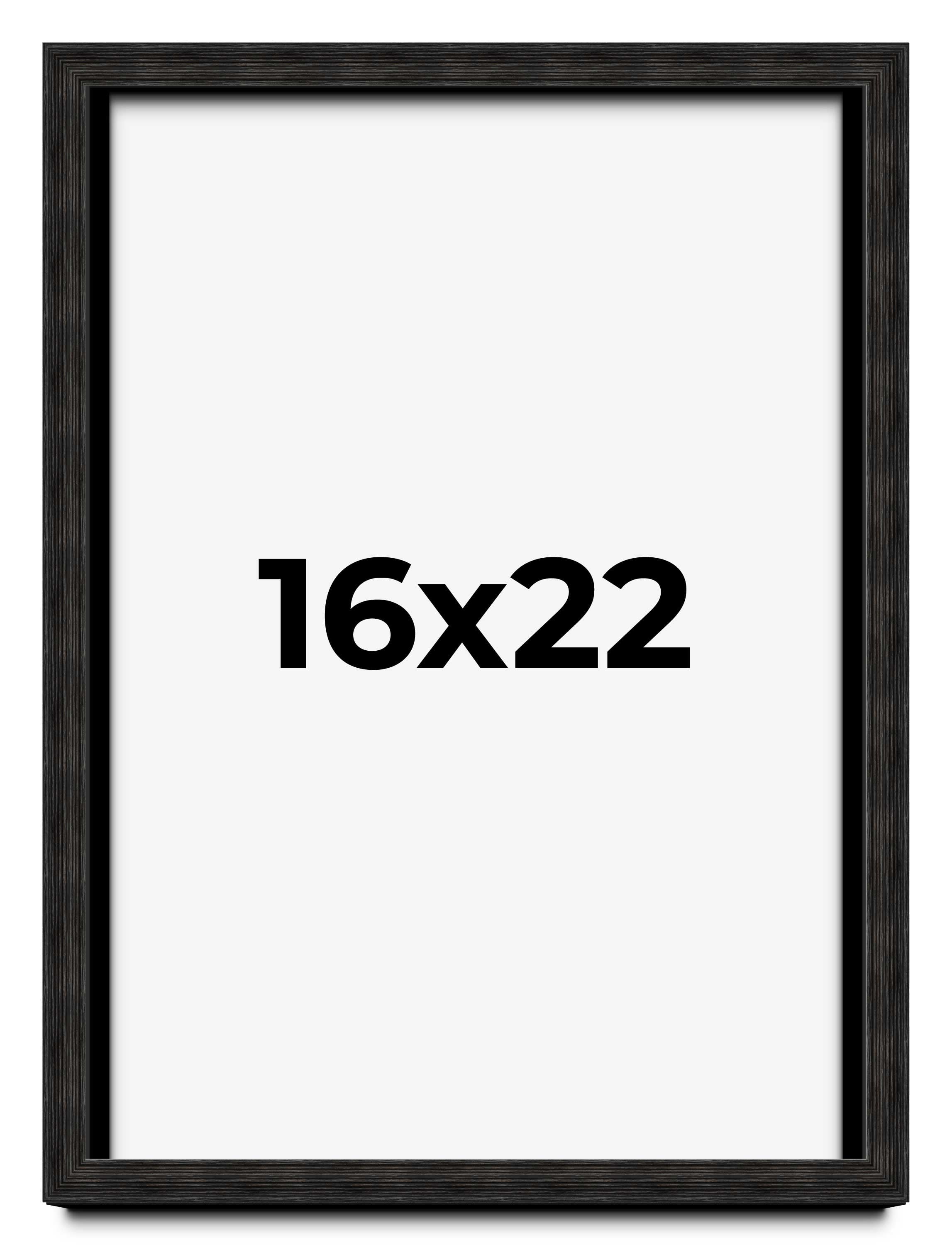 16x22 Shadow Box Black Rustic Barnwood Display Frame | 1.125 Inch Deep ...