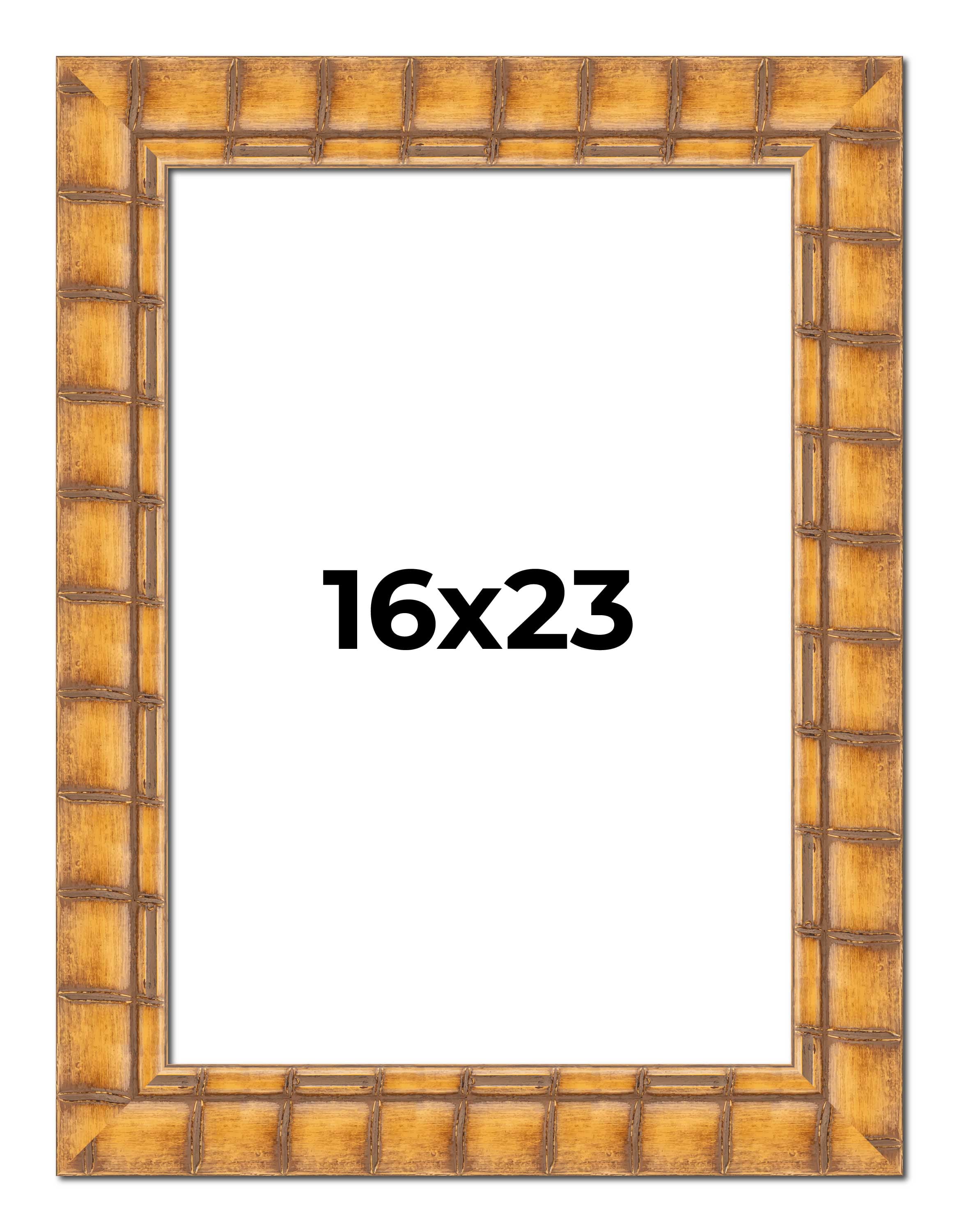 16x23 Frame Beige Real Wood Picture Frame Width 3 inches | Interior ...