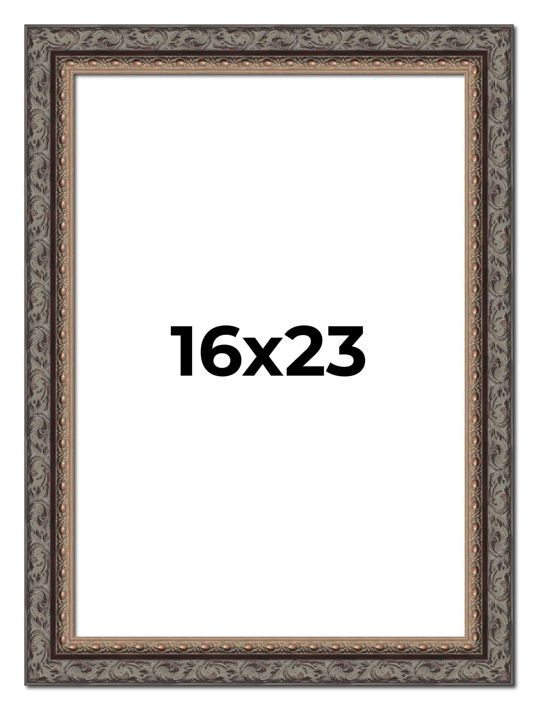 16x23 Frame Black Real Wood Picture Frame Width 2 inches | Interior ...