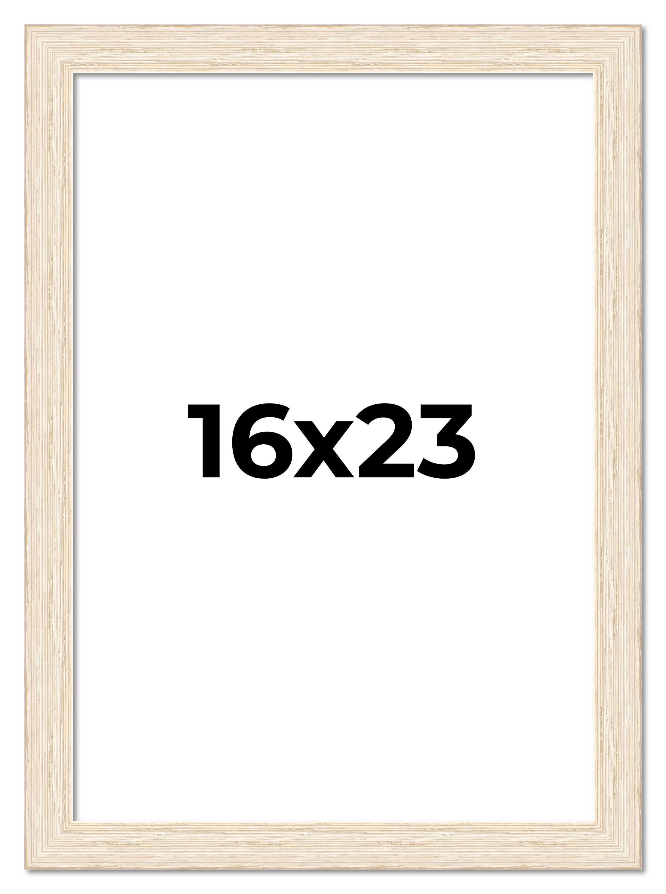 16x23 Frame White Real Wood Picture Frame Width 1.5 inches | Interior ...