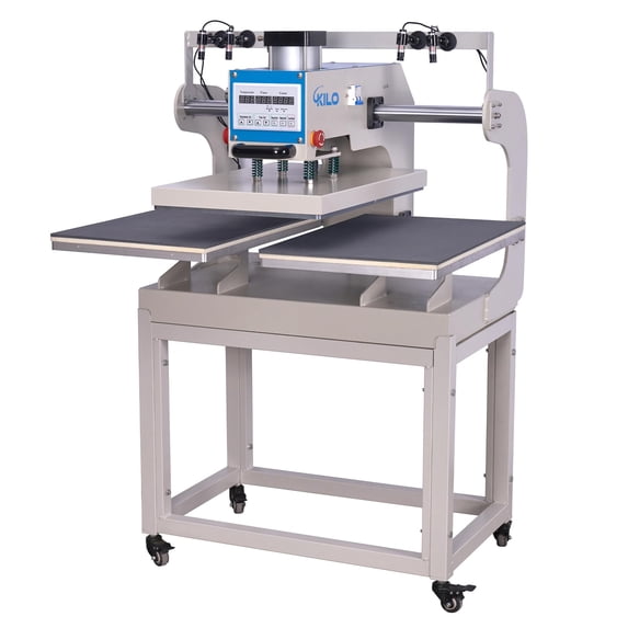 16x24 Auto Pneumatic Heat Press Dual Platen with Adjustable Infrared ...