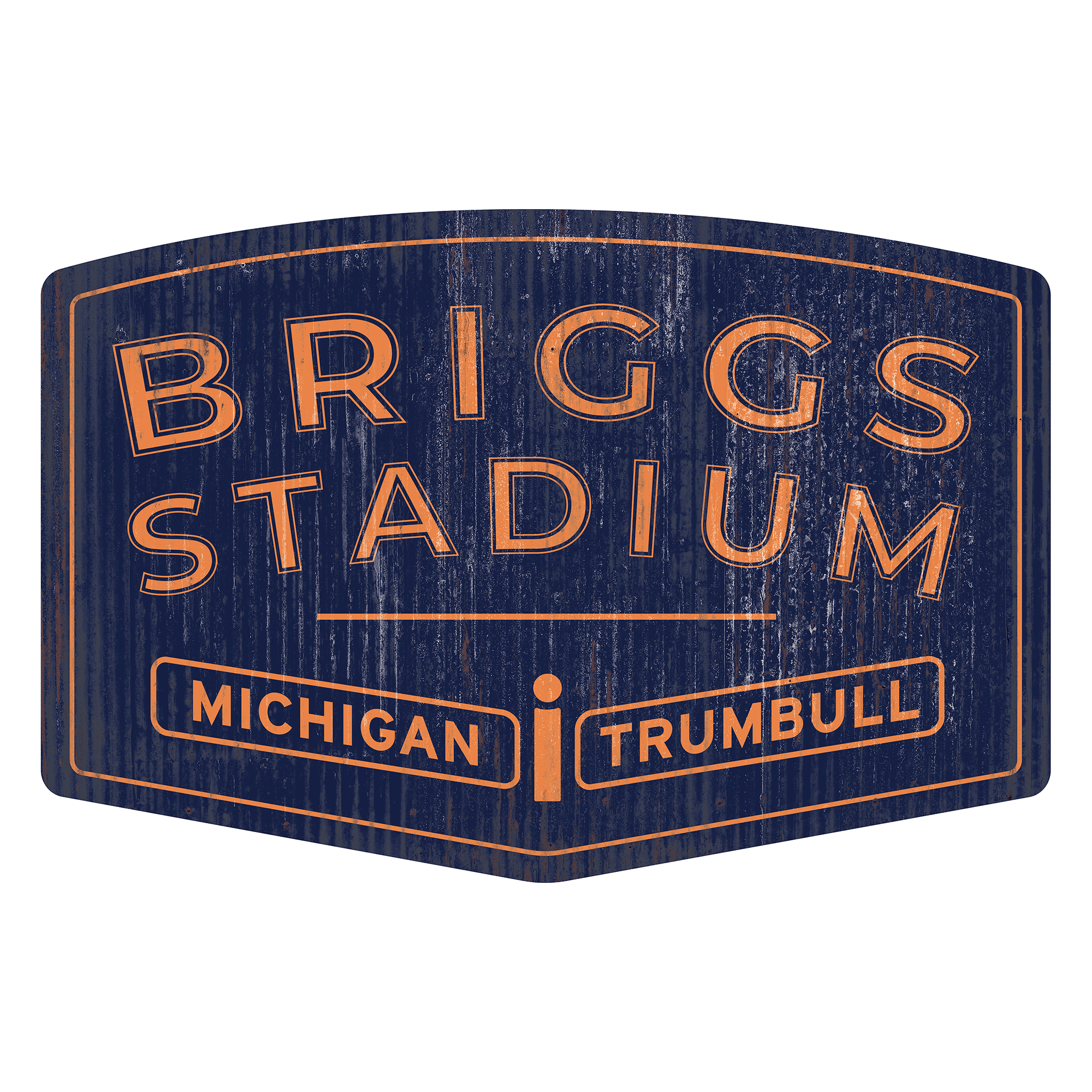 16x24 Briggs Stadium Metal Sign - Walmart.com