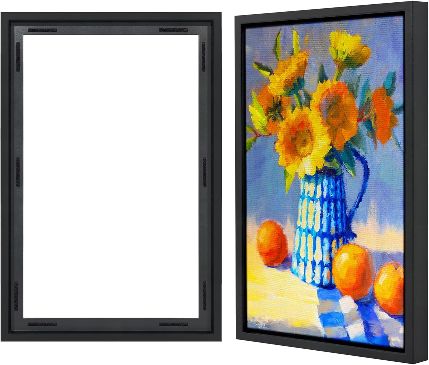 16x24 Canvas Floating Frame with Adhesive Strips Included - Vertical ...