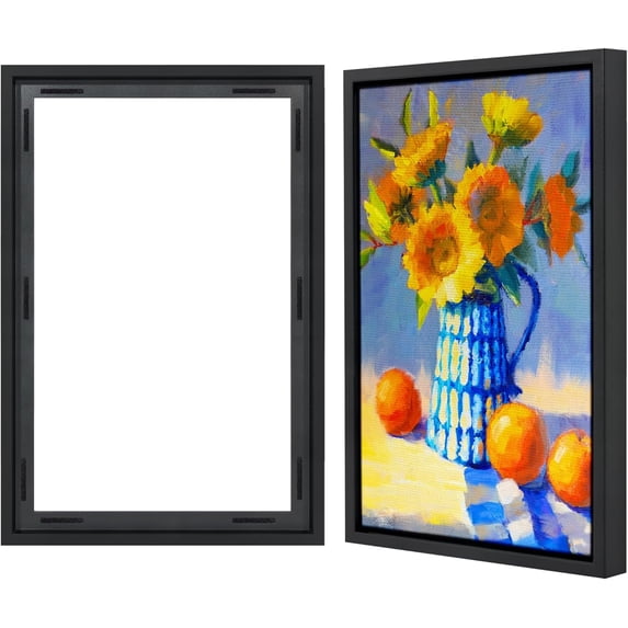 16x24 Canvas Floating Frame with Adhesive Strips Included - Vertical ...
