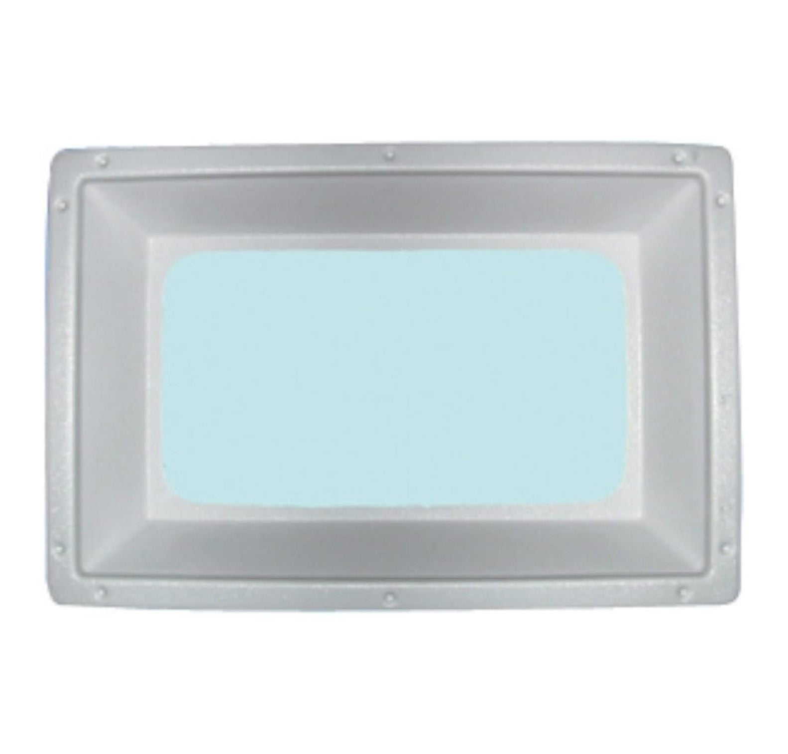 16x24 Flange Skylight - Bri-Rus Inner Garnish - Polycarbonate Dome ...