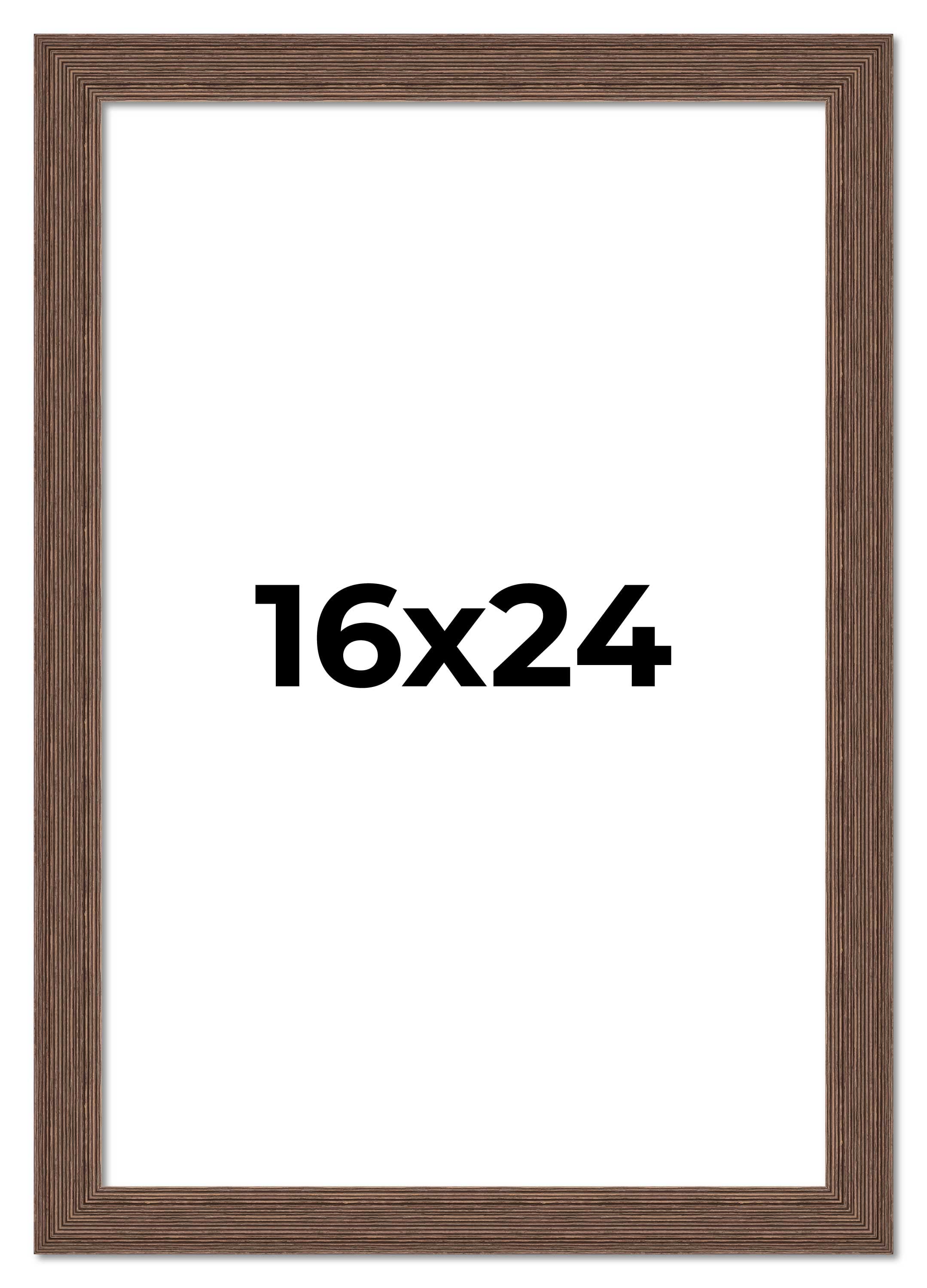 16x24 Frame Brown Distressed Barnwood Picture Frame | Rustic Farmhouse ...