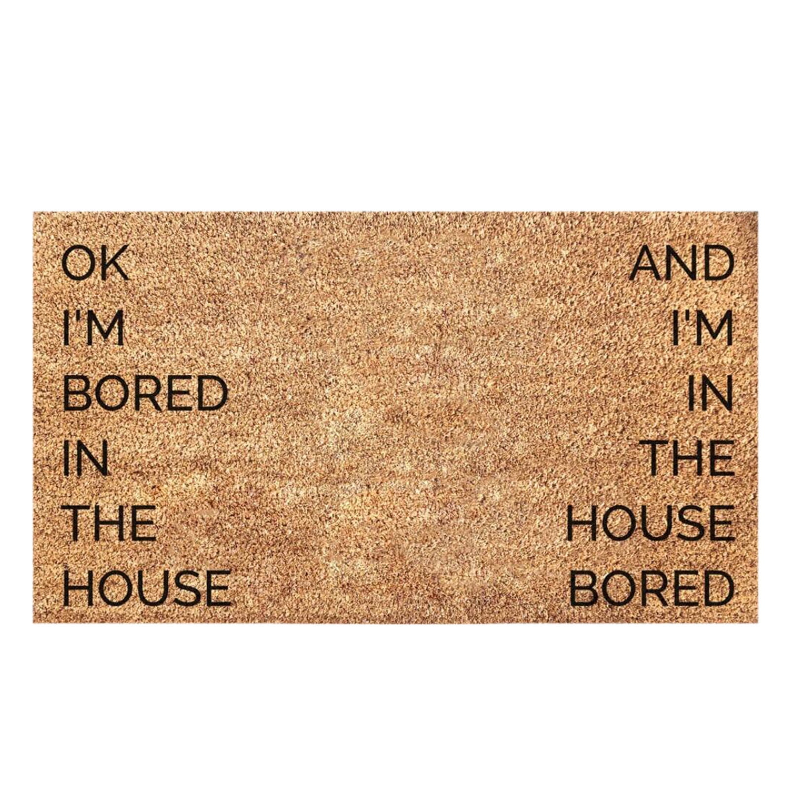 16x24 Inch Coir Doormat Cute Front Door Mats Door Rugs Washable Weather ...