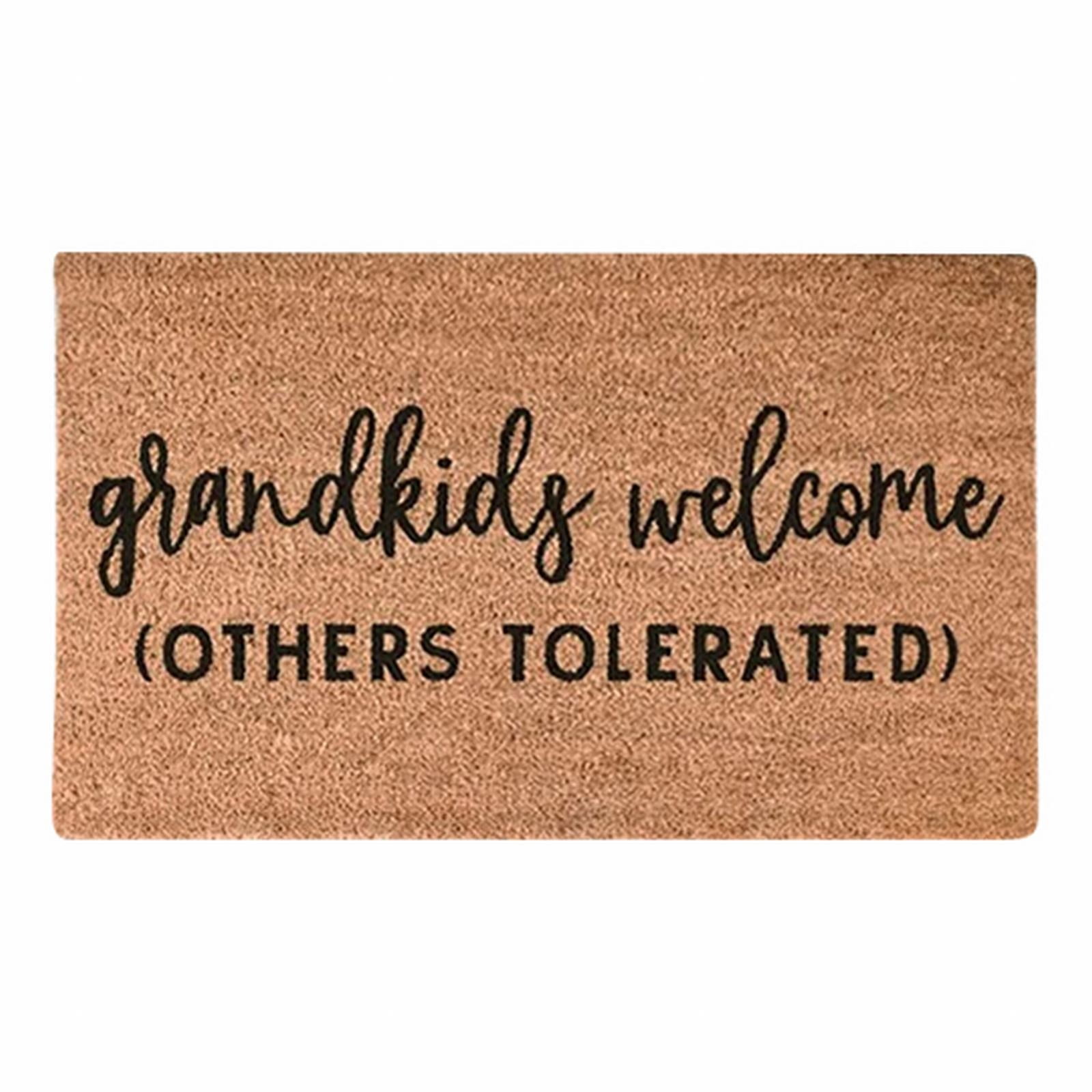 16x24 Inch Cute Funny Coir Doormat Door Mat Runner Patio Rug Easy Clean ...