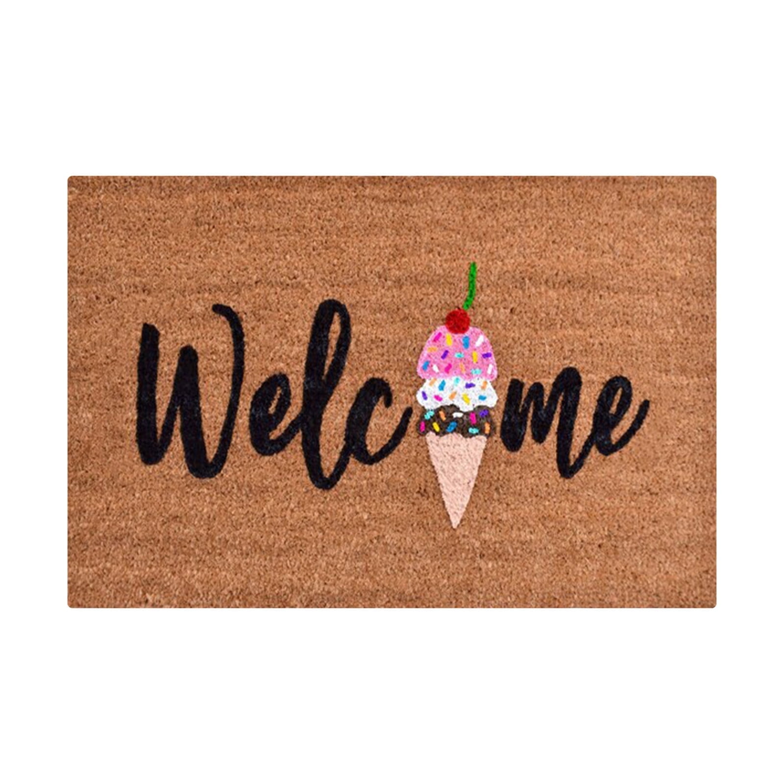 16x24 Inch Summer Welcome Sign Hello Sunshine Doormat Outdoor Spring ...