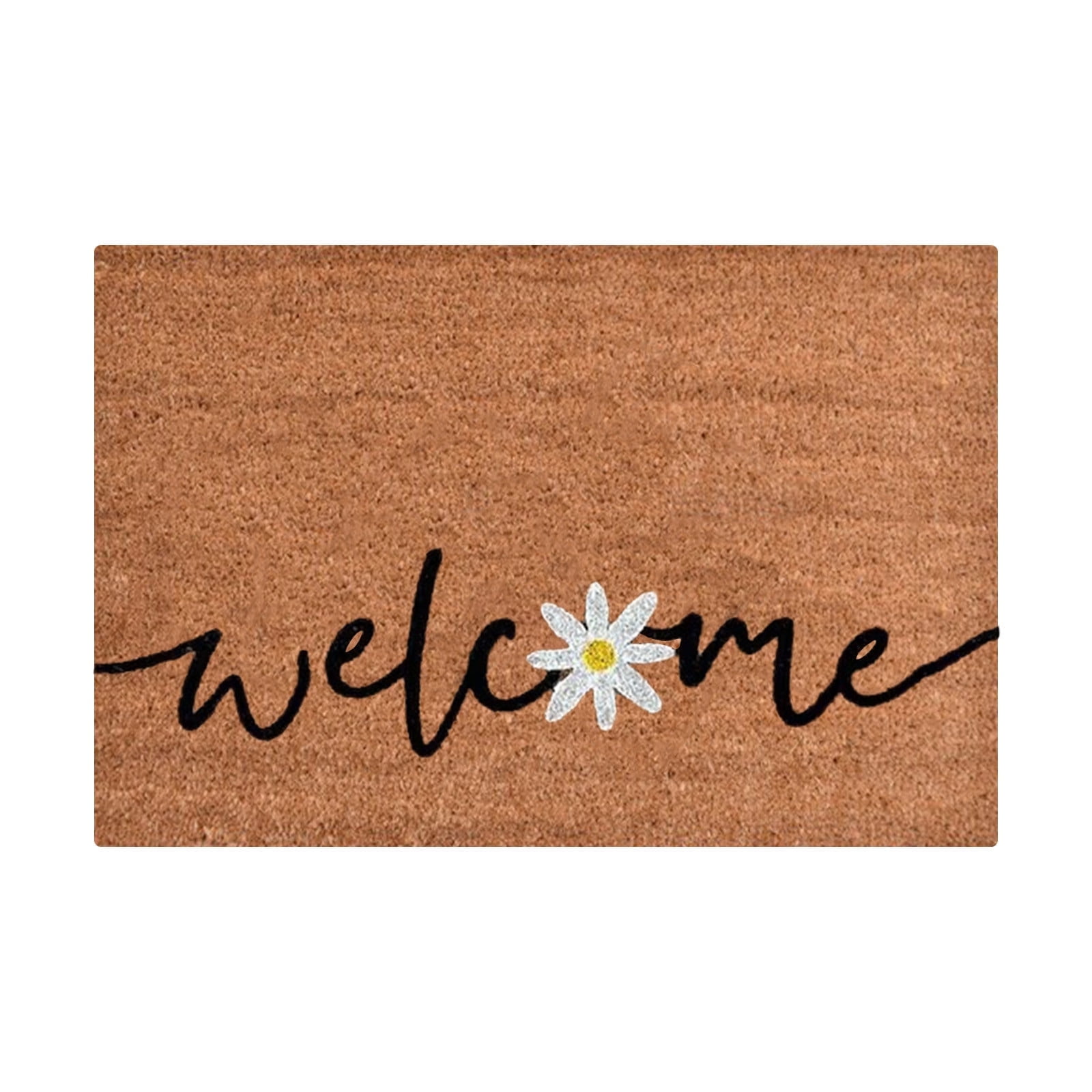 16x24 Inch Summer Welcome Sign Hello Sunshine Doormat Spring Outdoor ...