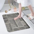 16x24 Inch Super Absorbent Bath Mat, Diatom Mud Bathroom Rug Non Slip ...