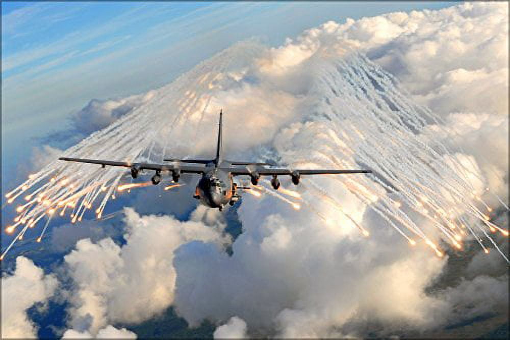 16x24 Poster; An Ac-130U Spooky Gunship C-130 Hercules Variant From The ...
