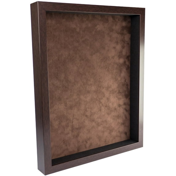 16x24 Shadow Box Frame In Brown With A 1 3/4" Usable Depth Includes ...