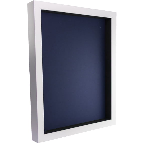 16x24 Shadow Box Frame In White With A 1 3/4" Usable Depth Includes ...